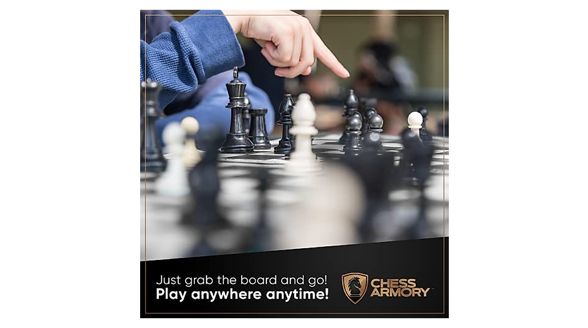 Chess Armory Deluxe Weighted Chess Set - Free Course Included