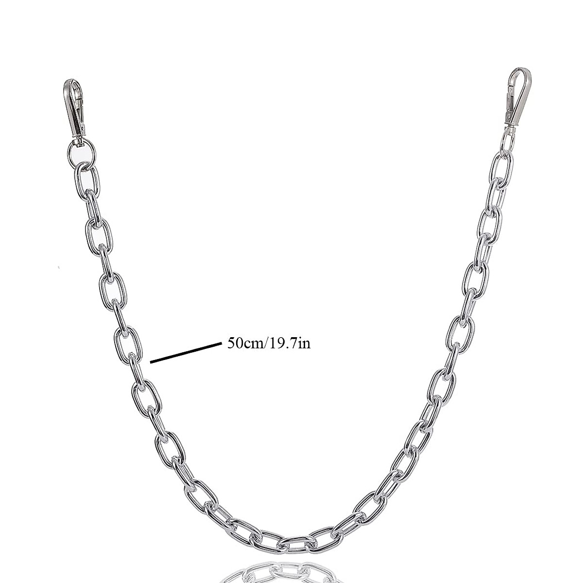 Bounzhi Hip Hop Pant Chain Acrylic Jean Chain Punk Wallet Chain Rock Pocket Chain for Men and Women (C)