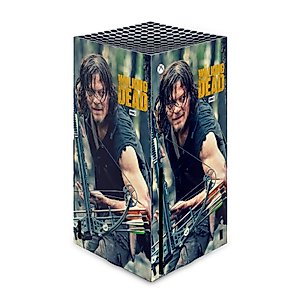 Head Case Designs Officially Licensed AMC The Walking Dead Daryl Lurk Daryl Dixon Graphics Vinyl Sticker Gaming Skin Decal Cover Compatible With Xbox Series X Console