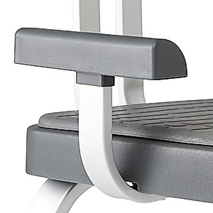 Medline - MDSMOMCHAIRGH MDSMOMCHAIRG Momentum Shower Chair, Premium Bath Chair with Non-Slip Feet, Medical Shower Seats for Adults, Gray