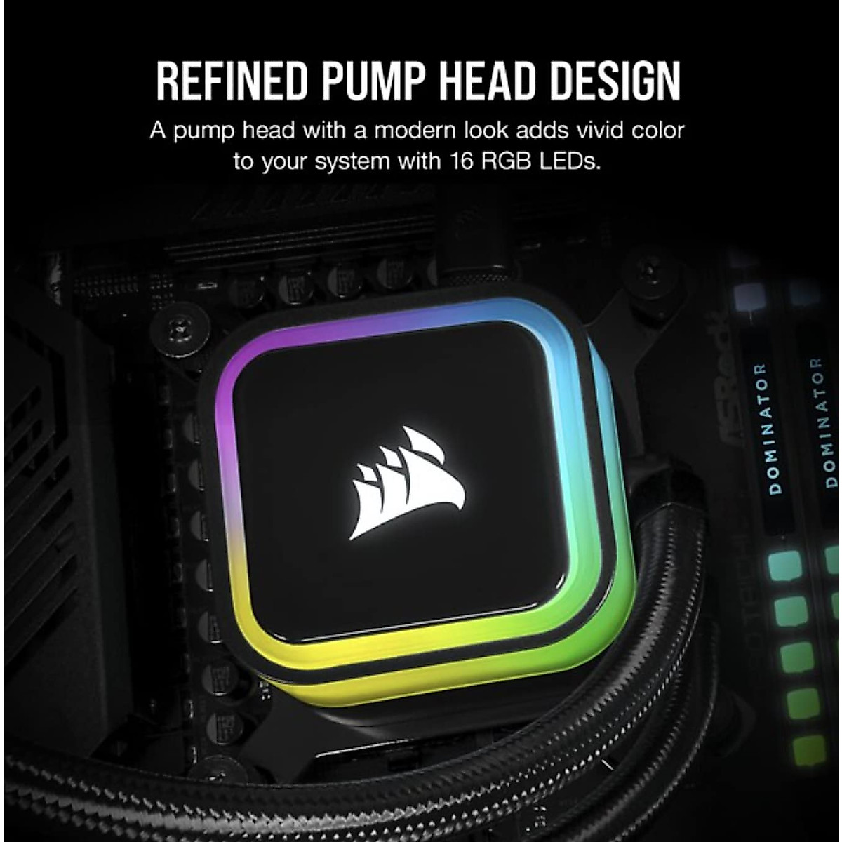 Corsair iCUE H115i RGB Elite Liquid CPU Cooler (16 Dynamic RGB LEDs, 140mm AF Elite Series FDB Fans, 280mm Radiator, iCUE Software Compatible, LGA 1700, 1200, 115X, 2066, and AM4 Sockets) Black