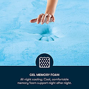 Serta - 9 inch Amazon Exclusive Cooling Gel Memory Foam Mattress, Twin Size, Medium-Firm, Supportive, CertiPur-US Certified, 100-Night Trial - Pure Slumber