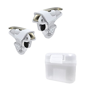 Leprato Mobile Controller, Mobile Game Trigger Battle Royale Sensitive Shoot and Aim, Cellphone Gaming Joystick Compatible with Android iOS Phones Gifts for Men Women Game Lovers