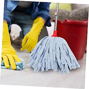 ORFOFE 2pcs Mop Replacement Head Floor Mop Heads Wet Mop Head Replacement Mop Heads Cloth Mop Refill Mop Head Mop Replacement Mop Heads Commercial Sponge