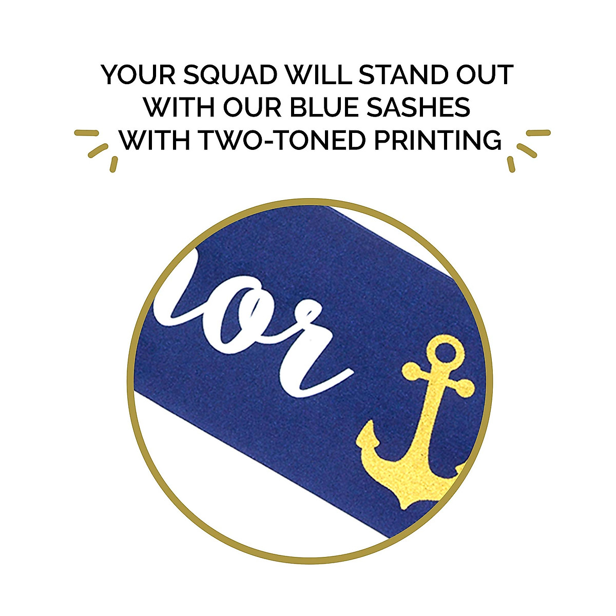 “Last Sail Before The Veil” Bachelorette Sashes | 12 Pack | 1 Bride to be Sash and 11 Bride Tribe Sashes with Fun Nautical Phrases