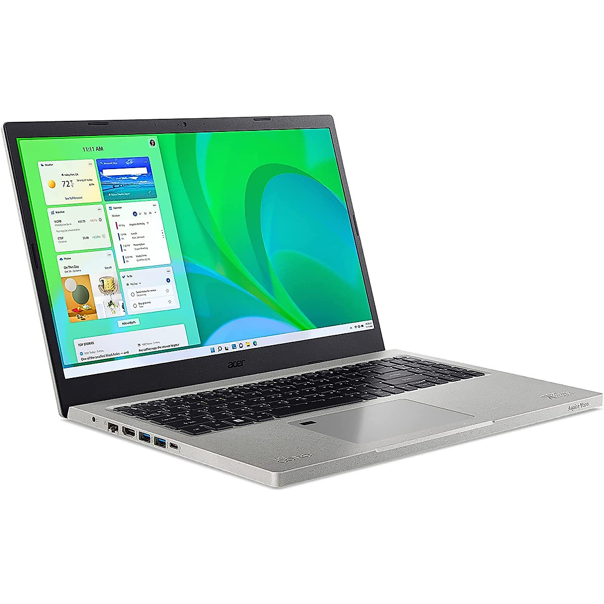 Acer Aspire Vero 15.6" FHD (1920x1080) IPS Laptop | Intel i7-1195G7 4-Core | Intel Iris Xe Graphics | Backlit Keyboard | Fingerprint | Wi-Fi 6 | RJ-45 | 24GB DDR4 512GB SSD | Win11 Pro
