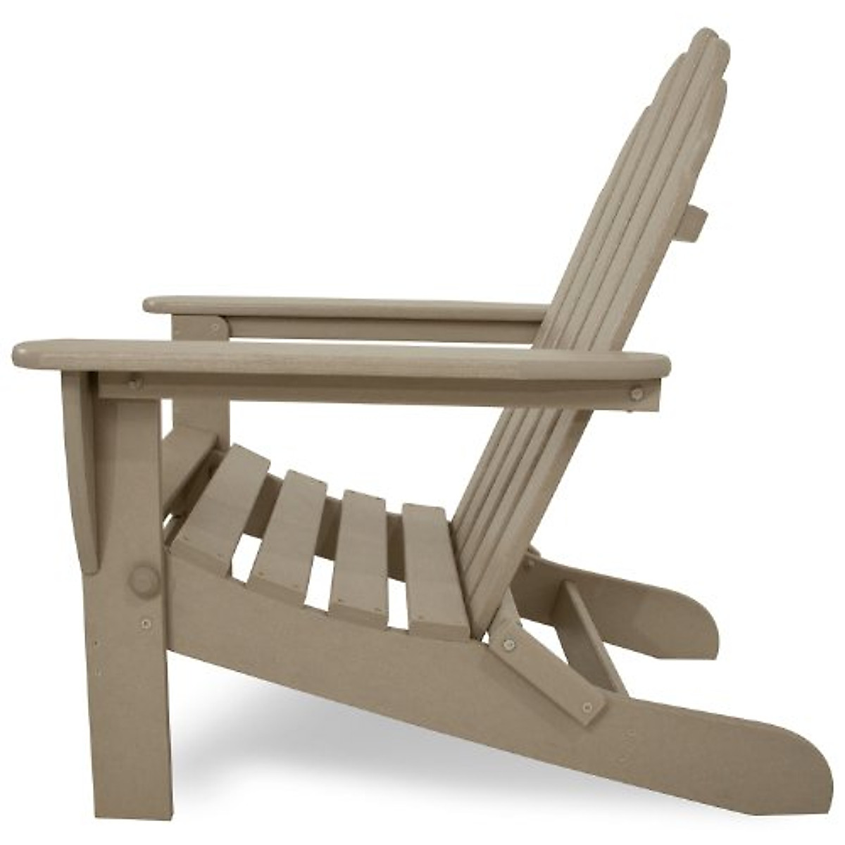 POLYWOOD AD5030SA Classic Folding Adirondack, Sand