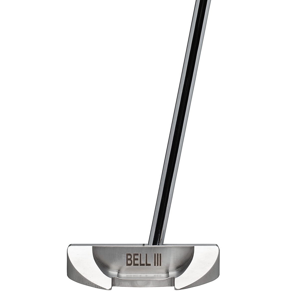 Bell III Upright Lie Half-Mallet 365 Golf Putter (79 Degree Lie) + Tacki-Mac Black Pistol Standard Grip (Right, 32)