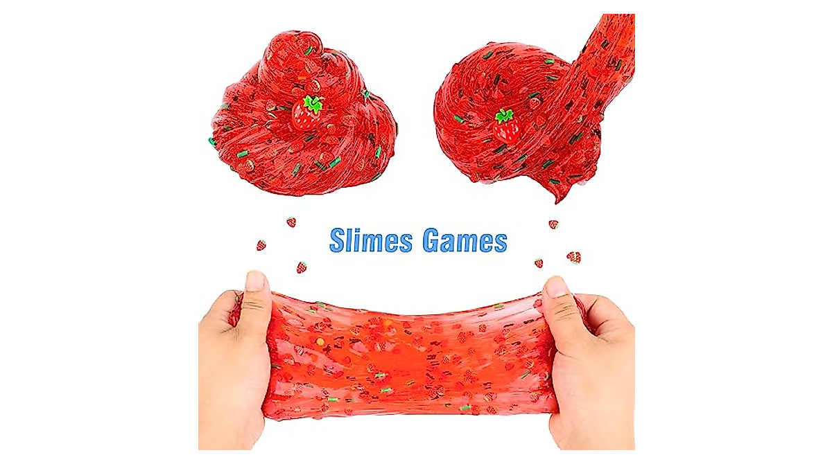 Strawberry Crystal Slime - Fun DIY for Kids