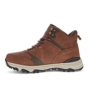 Bass Mens Trailway Hi Outdoor Walking Hiking Boot, Tan/Brown, 9 M