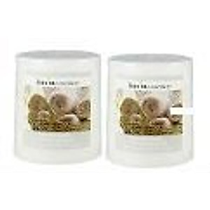 Luminessence Set of 2 Fresh Linen Scented Pillar Candles