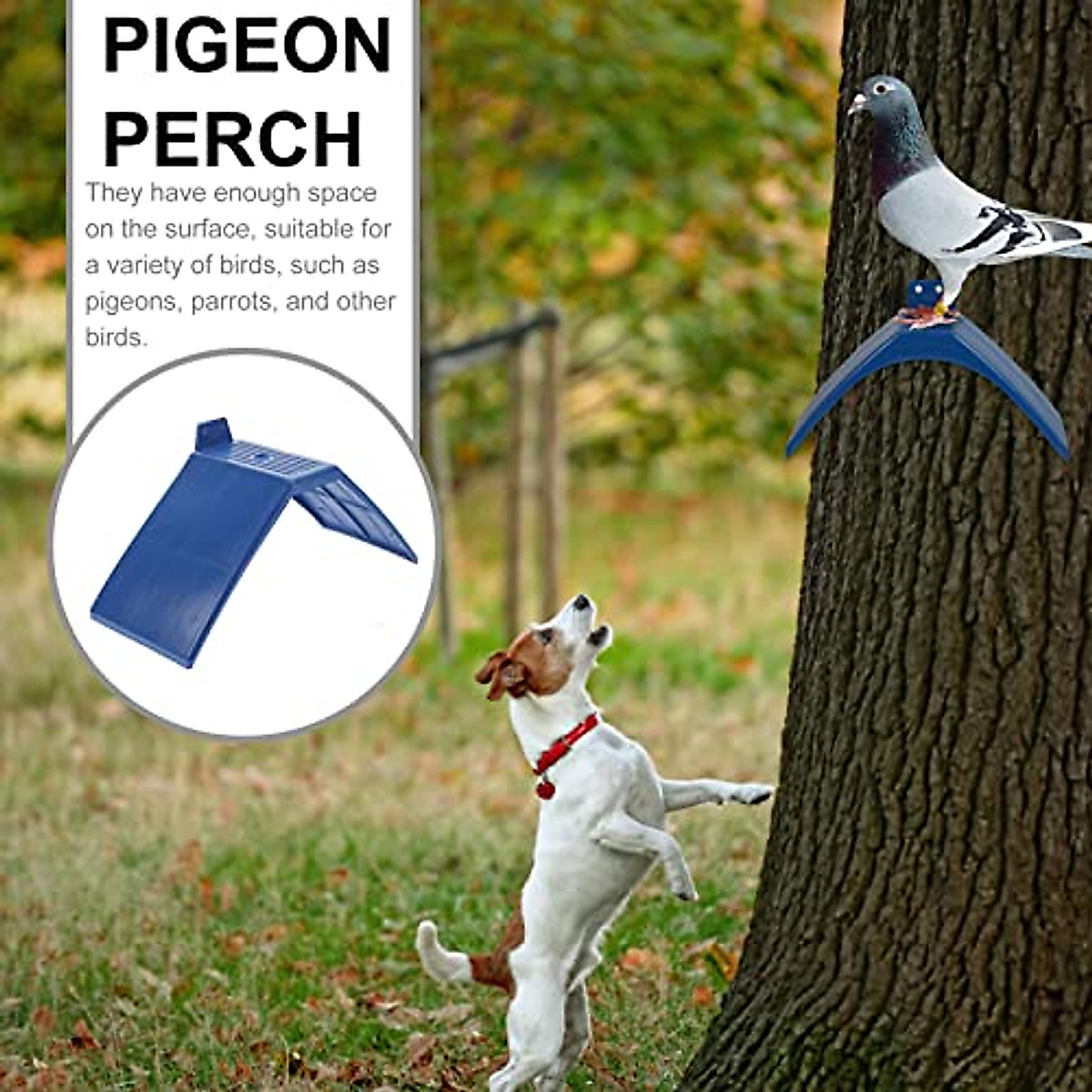 Yardwe 10pcs Dove Rest Stand Bird Perches Pigeon Stand Roost Frame Plastic Pigeon Perches Bird Supplies Accessories for Home Pigeon Bird Parrot (Random Color)