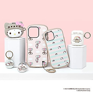 iFace Cute AirPods Pro/Pro 2 Case - Hello Kitty x Pusheen Silicone Character Figure Cover [Keychain Clip Included] [Wireless Charging Compatible]