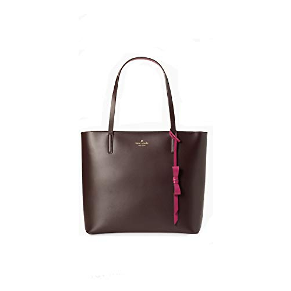 Kate Spade Lawton Way Rose Tote Chocolate Cherry