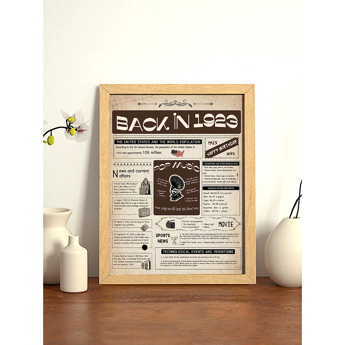 Jumbo Birthday Party Greeting Cards, Huge 100th Birthday Cards For Mom Dad, Men Women, 1943 Birthday Cards For Grandpa And Grandma, Jumbo 100th Birthday Cards For Him, Funny 100th Birthday Party