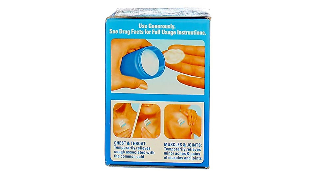 Vicks VapoRub Topical Cough & Pain Relief Ointment (Pack of 3)