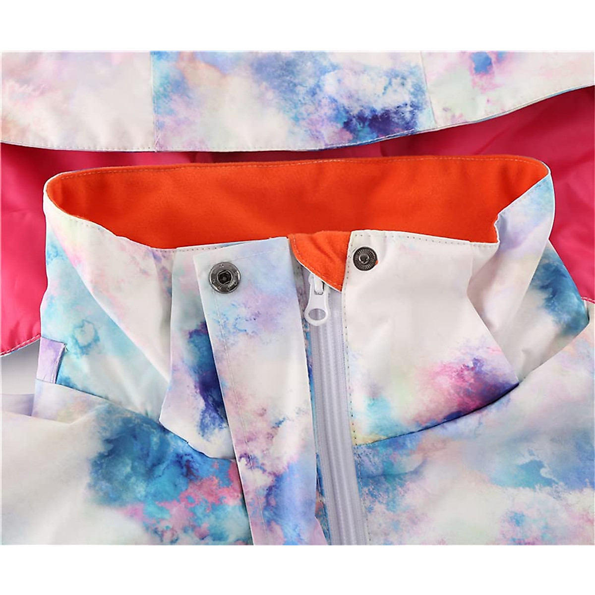 YEEFINE Women's Ski Suit One Piece Jumpsuits Snowboard Suits Winter Outdoor Waterproof Snowsuits Overalls(C2, XL)