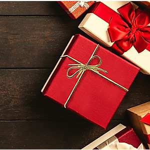 Stretch Loops for Crafts and Easy Gift-Wrapping (16 Inch, Gold)