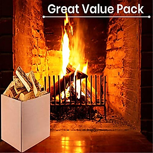 Old Potters Kiln Dried Firewood - Hickory, 1100 Cu. in, 18-20 Logs~ 8" x 2.5" Logs.