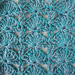 Cotton to The Core Cotton Yarn for Crocheting, 6 Skeins, 852Yds/300G, Free Patterns - Soft Baby Yarn for Knitting - 3 DK Light Worsted Weight - Lilac Blue