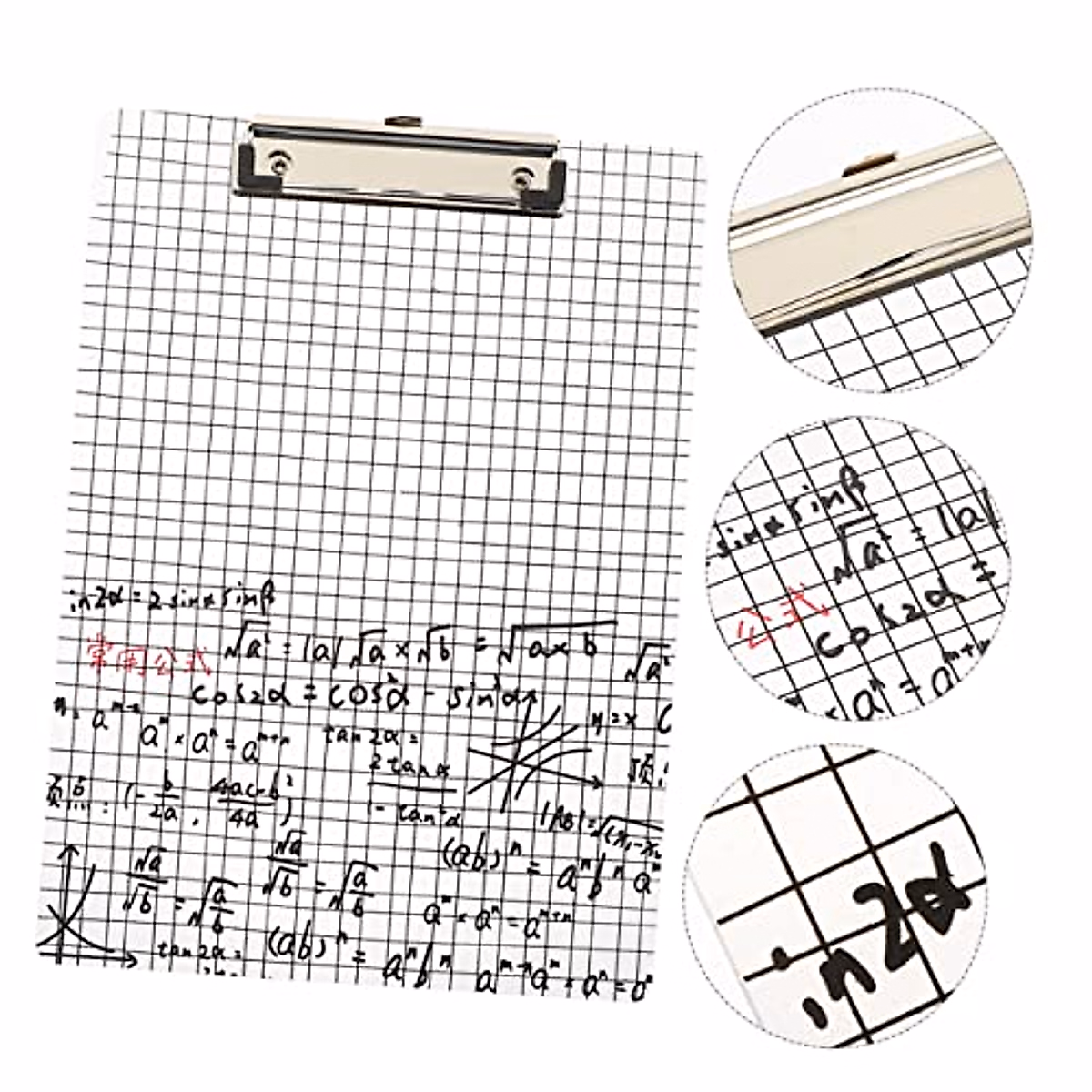 Tofficu Plastic Folders 2pcs Transparent Board Clip Memo Clipboards Sketch Clipboard Plastic Paper Clips Pocket Folders Plastic Office Folders Office Supplies Exam Paper Clips A4 Thin