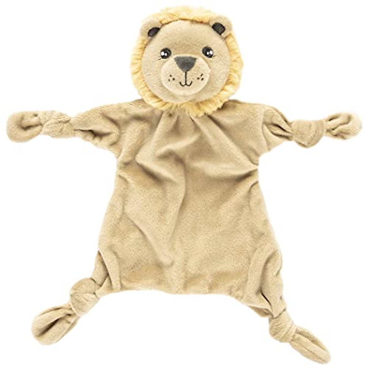 My Tiny Moments Lion Security Blanket Lovey, Tan