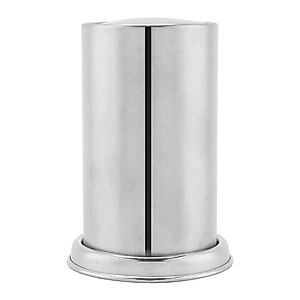 TOPINCN Toothpick Holder Portable Stainless Steel Toothpick Dispenser Bottle Click Open Pocket Toothpick Case Cotton Swab Storage Container Hotel Restaurant Home Desk Decor