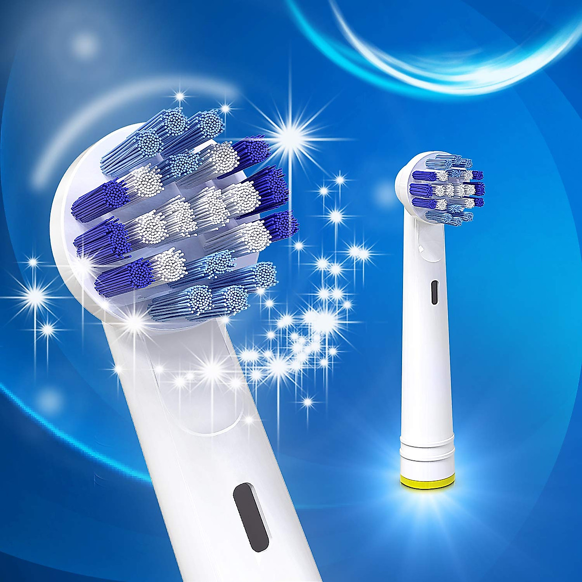 Replacement Brush Heads for Oral B Electric Toothbrush, Compatible with Pro Genius and Smart Series, Including 4 Floss, 4 Cross, 4 Precision & 4 Whitening Brush Heads (16 pcs)…