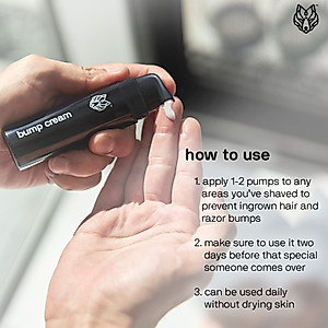 Black Wolf Nation Soothing Razor Bump Cream - 1.7 Fl Oz - Soothes Irritated Skin with Cucumber Extract and Helps Prevent Acne Breakouts - Safe for Daily Use and Won't Dry Out Your Skin