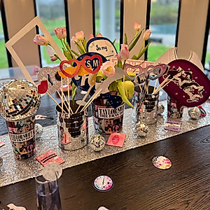 Big Dot of Happiness in My Party Era - Concert Photo Booth Props - Music Photo Booth Props - Celebrity Concert Party Photo Booth Props Kit - 20 Count