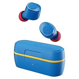 Skullcandy Jib True In-Ear Wireless Earbuds, 22 Hr Battery, Microphone, Works with iPhone Android and Bluetooth Devices - 92 Blue