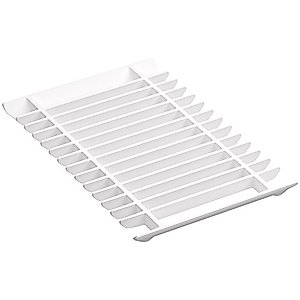 KOHLER K-5542-0 Multipurpose Grated Rack, 0.94 x 15.88 x 10.00 inches, White