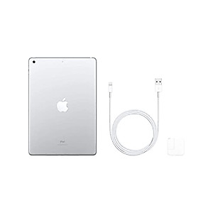 2019 Apple iPad (10.2-inch, Wi-Fi, 32GB) - Silver (Renewed Premium)