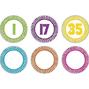 Teacher Created Resources Scribble Numbers Magnetic Accents