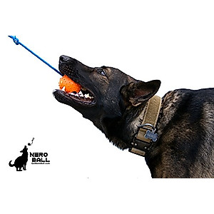 The Nero Ball Classic TM - K-9 Ball On a Rope Reward and Exercise Toy - Police K-9 - Schutzhund
