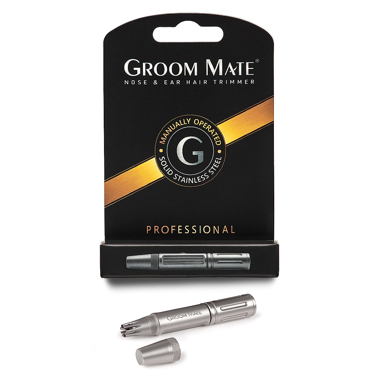 Groom Mate Professional Nasal & Ear Hair Trimmer - Made in USA