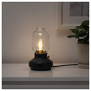 IKEA 004.082.78 Rollsbo Led Bulb E12 200 Lumen, Dimmable, Chandelier Brown Clear Glass