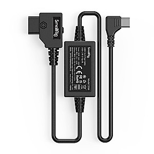 SMALLRIG D-Tap to USB-C Power Cable, Power-Supply Accessory of MagicFIZ Wireless Follow Focus System, Supports Fast Charging & Short Circuit Protection - 3266
