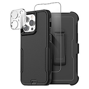 AICase for iPhone 14 Pro Max Case with Glass Screen Protector+Camera Lens,Heavy Duty Drop Protection Full Body Rugged Shockproof Military Protective Tough Durable Cover for iPhone 14 Pro Max 6.7"_15