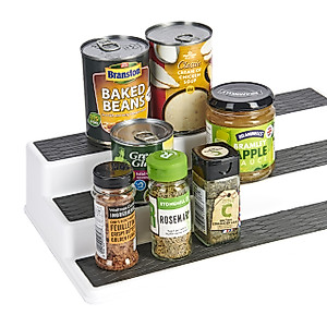 Copco Cupboard Organiser, 38 x 22.5 x 8.5 cm, White/Grey