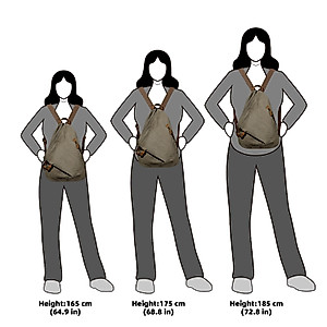 Canvas Vintage Backpack – Large Casual Daypack Outdoor Travel Rucksack Hiking Backpacks for Men Women