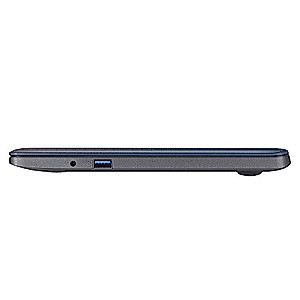 ASUS VivoBook E12 11.6" HD Portable Laptop, Intel Celeron N3350(Up to 2.4GHz), 4GB RAM, 64GB eMMc + 128GB CUE SD Card, 1-Year Microsoft 365l, HDMI, WiFi 5, Webcam, USB-A&C, Up to10 Hours Battery Life