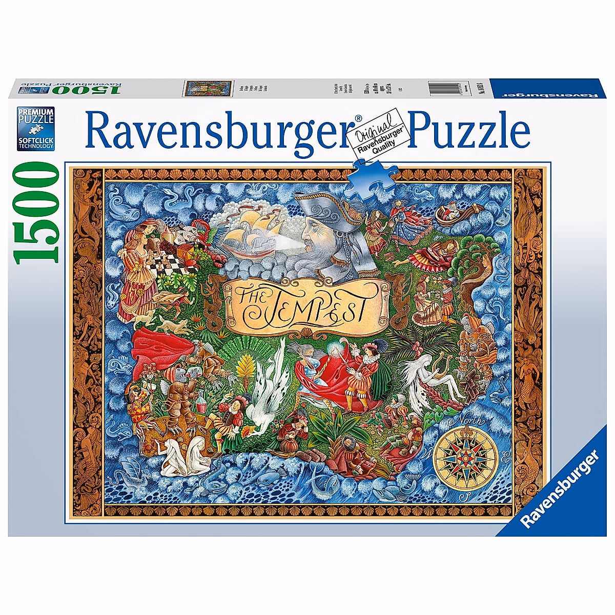Ravensburger The Tempest 1500 Piece Jigsaw Puzzle for Adults - 16952 - Every Piece is Unique, Softclick Technology Means Pieces Fit Together Perfectly
