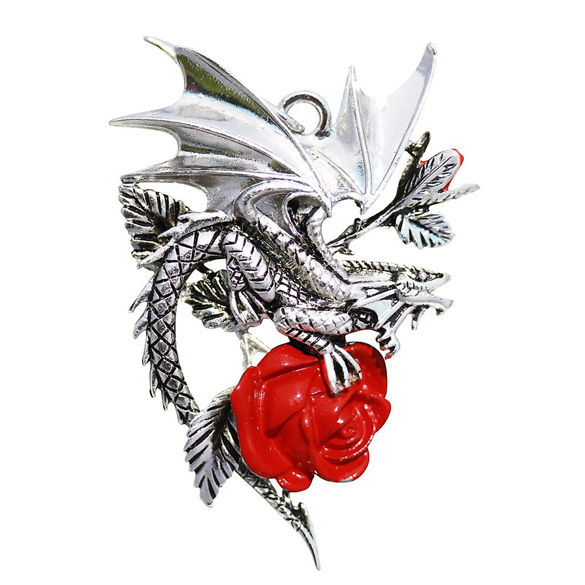 Enchanted Jewelry Draca Rosa for Charisma And Courage by Anne Stokes Charm Amulet Talisman Pendant