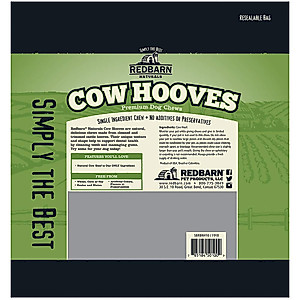 Redbarn Cow Hooves 10pk Natural Dog Chew (1-Count)