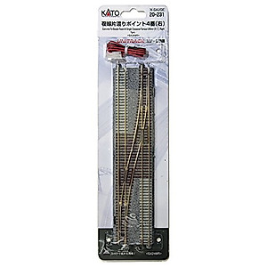 Kato N gauge 20-231 double-track piece over point # 4 (right)
