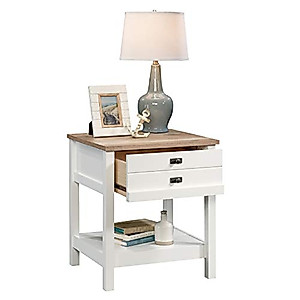 Sauder Cottage Road Night Stand, Soft White Finish
