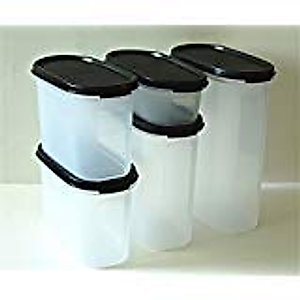 Tupperware Modular Mates Oval Set, Black