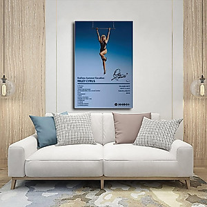 Miley Cyrus Poster Rock Posters Endless Summer Vacation Music Album Cover Posters Canvas Poster Bedroom Decor Sports Landscape Office Room Decor Gift Unframe: 12x18inch(30x45cm)