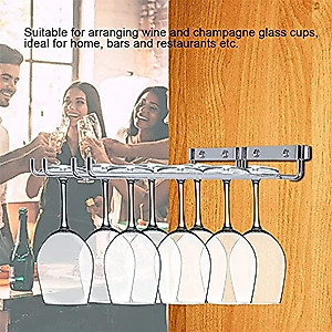 2 Pieces Metal Wine Glass Holder, Wine Glass Holder, Wine Glass Holder Wine Rack Kitchen Decoration